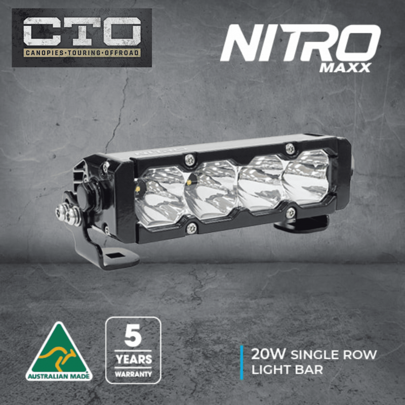 Nitro Maxx LED Single Row Light Bar - Widr