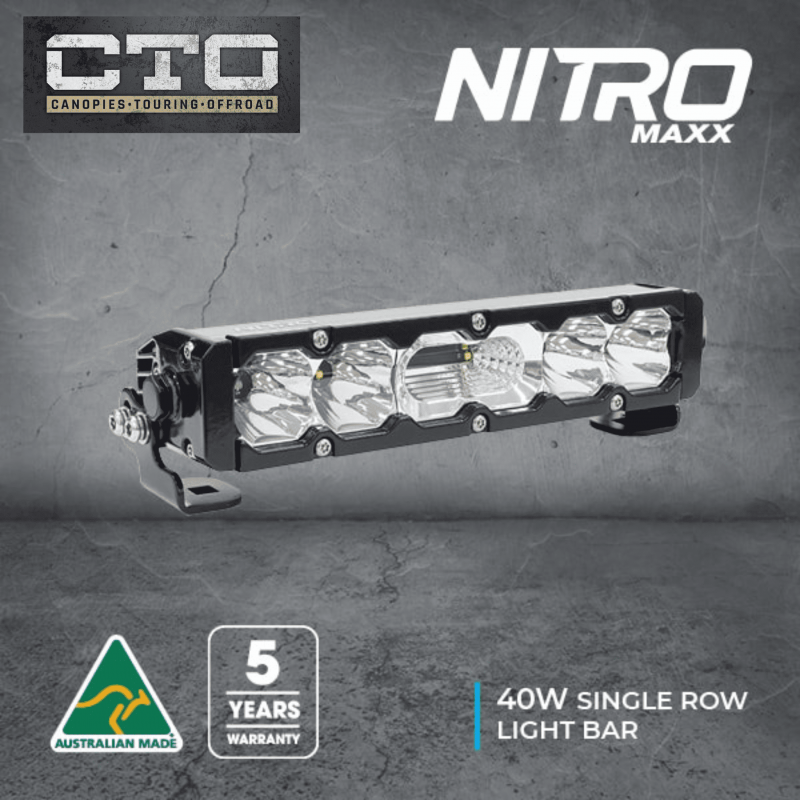 Nitro Maxx LED Single Row Light Bar - Widr